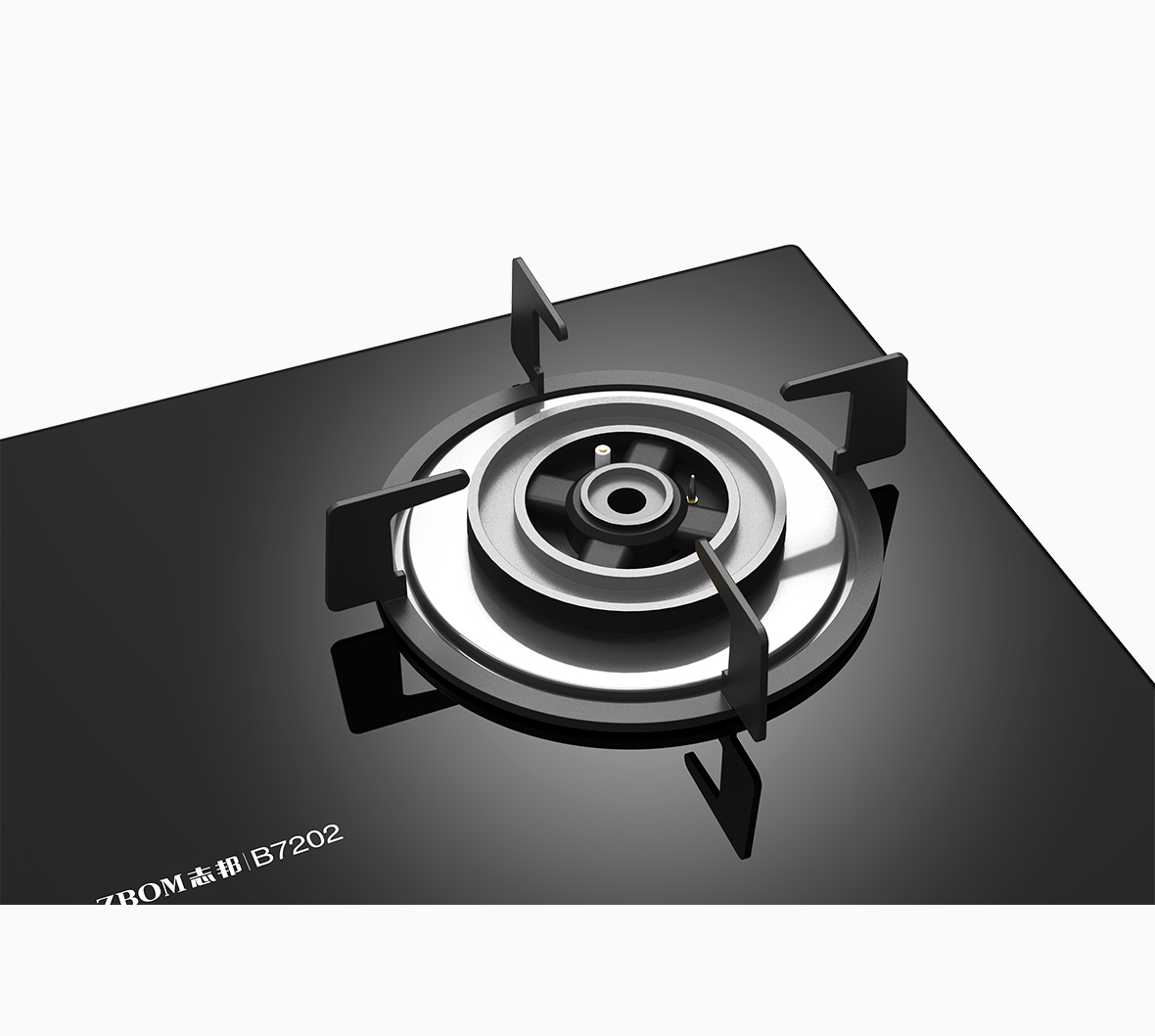 JZ（T/Y)-B7202 玻璃面板双眼灶具 - 厨房电器详情-志邦家居