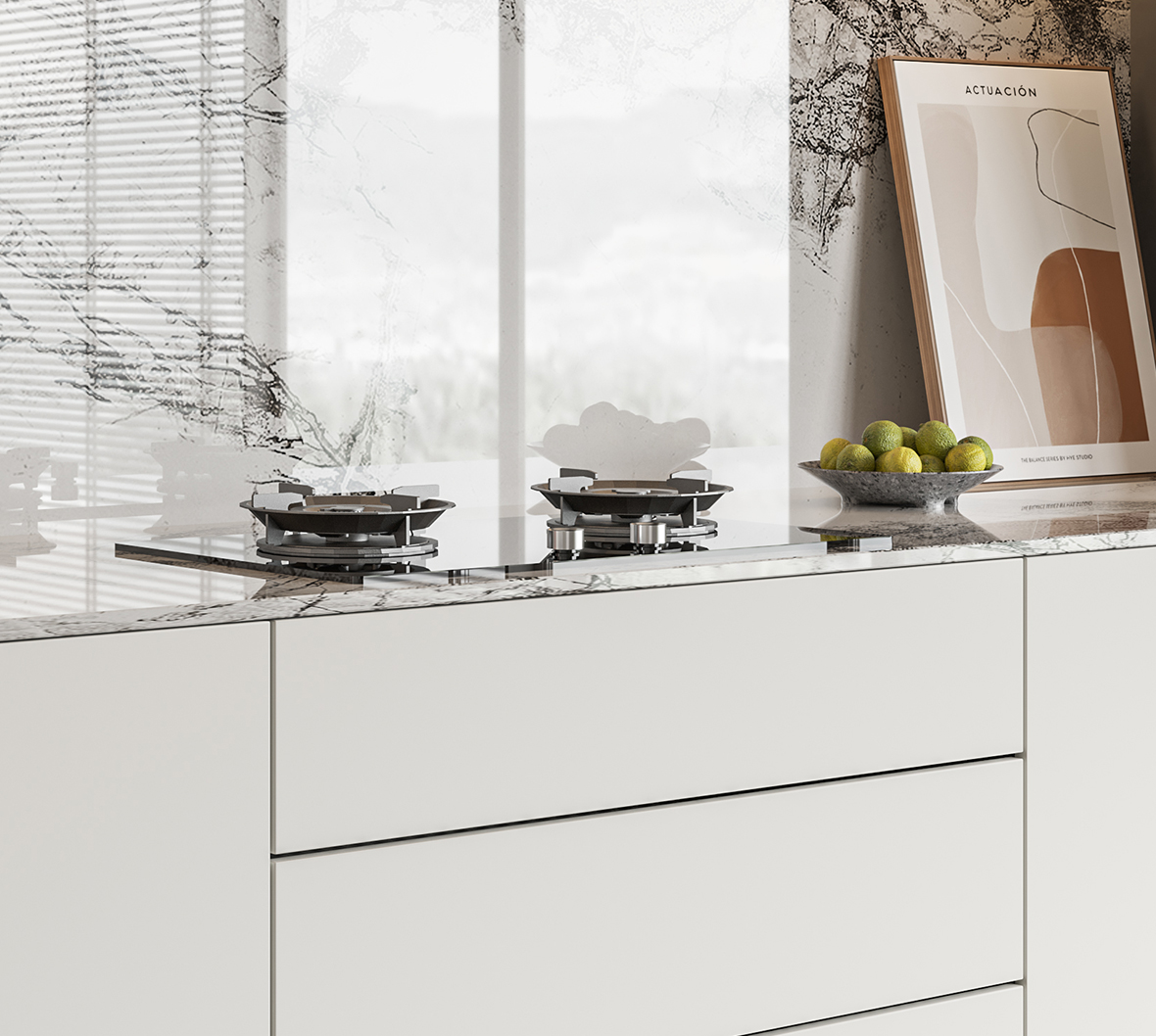 JZ(T/Y)-B7812 玻璃面板双眼灶具 - 厨房电器详情-志邦家居